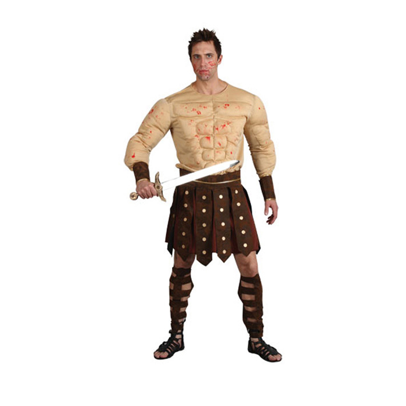 New Roman Centurion Spartacus Ancient Warrior Fancy Dress Costume Mens
